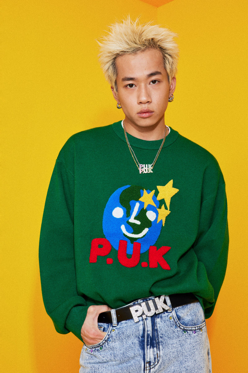 PUK EARTH MAN SWEATER – Baroque Galleria