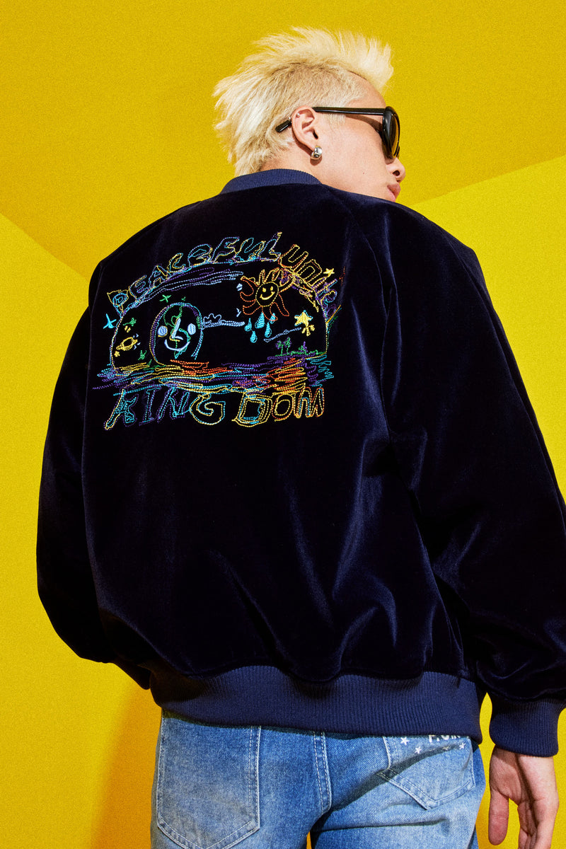 PUK VELVET EMBROIDERY JACKET – Baroque Galleria