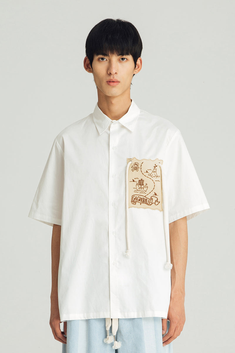 GAGNONLEE TREASURE MAP SHIRT – Baroque Galleria