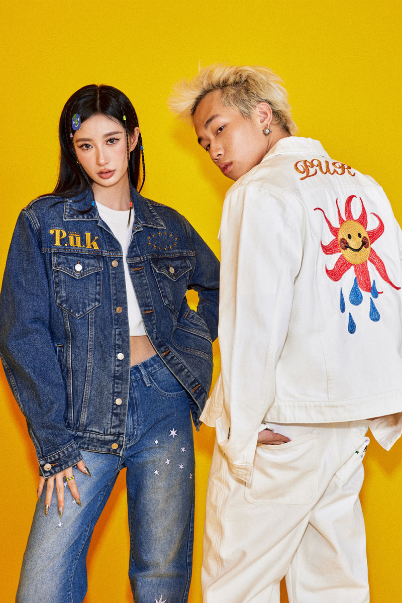 PUK SUN RAIN DENIM JACKET – Baroque Galleria